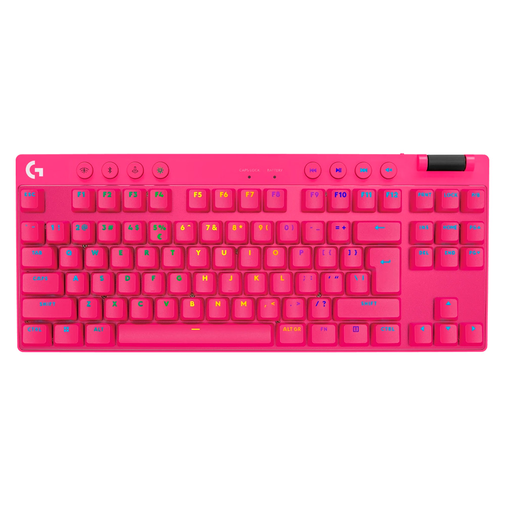 Teclado Logitech G Pro X TKL Gamer Inalámbrico con Iluminación RGB ...