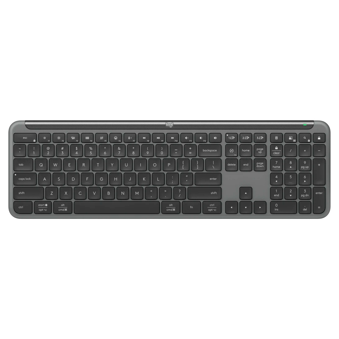 Teclado Logitech Signature K950 con conexión inalámbrica y alcance de ...